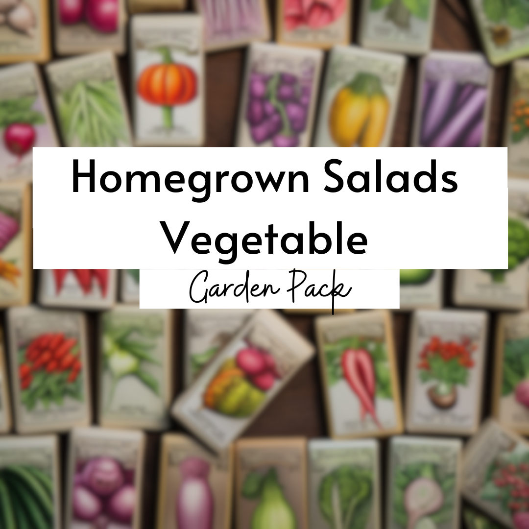 Homegrown Salads Vegetable Garden Pack – Backyard Farming Supply